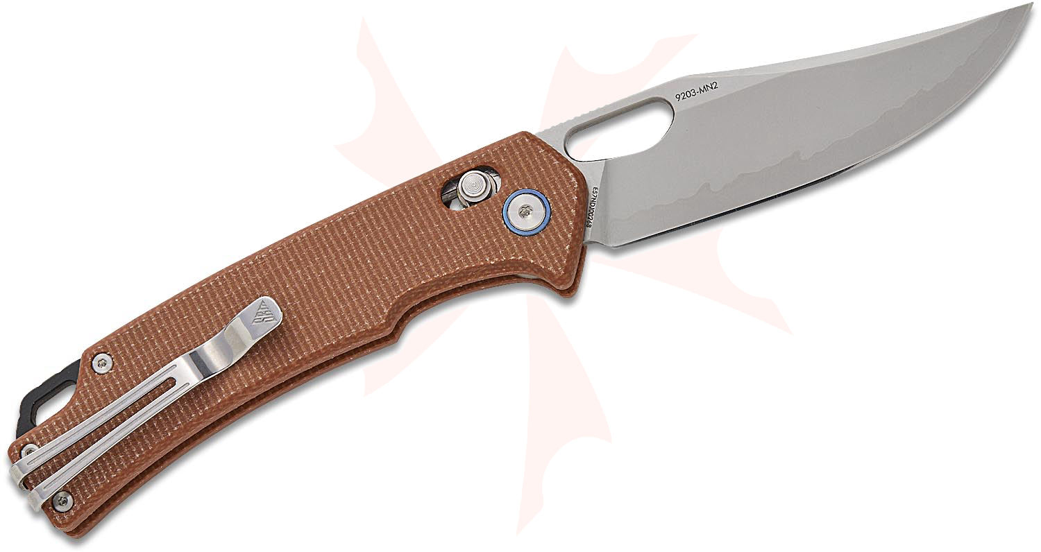 SRM Knives 9203-MN2 Retriever Ambi-Lock Folding Knife 3.54" Laminated ...