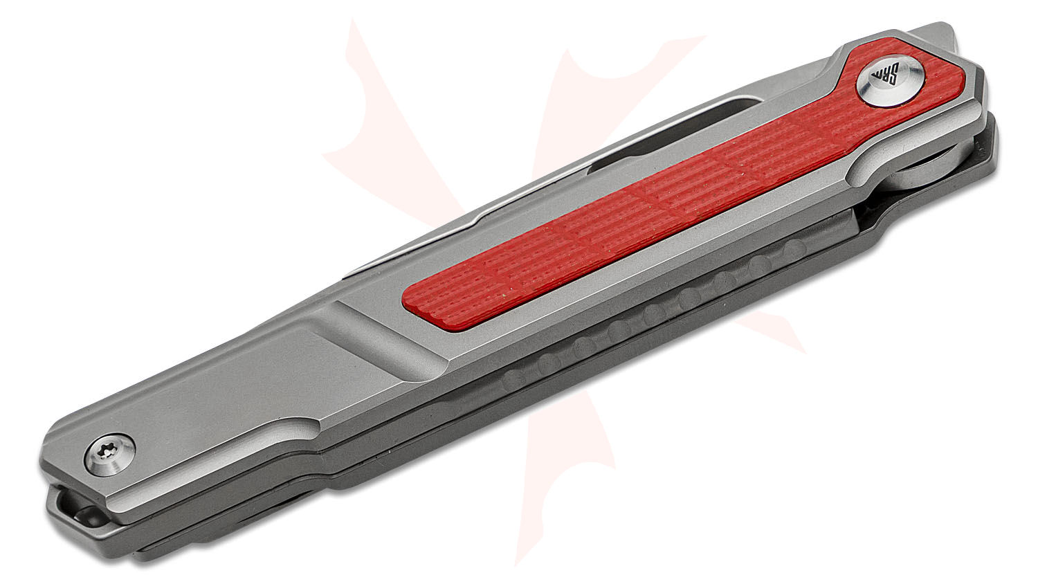 SRM Knives 1421-TL Front Flipper Knife 3.62" N690Co Bead Blast Drop ...