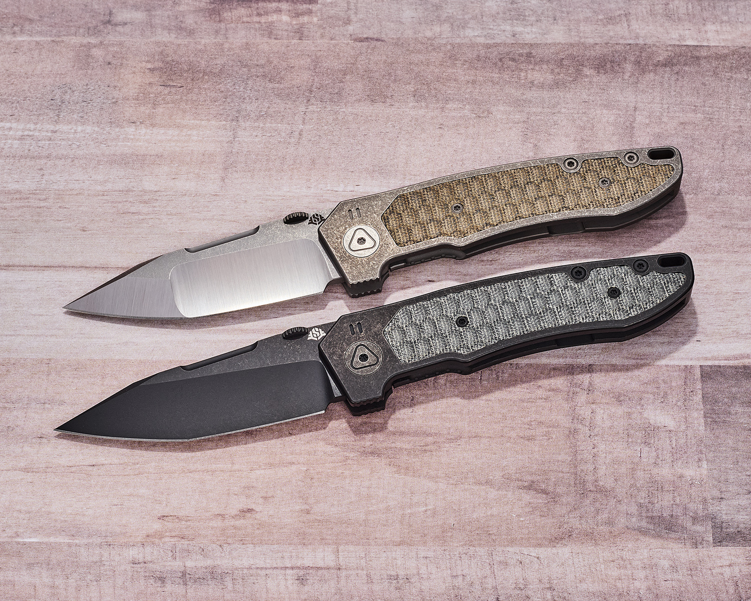 Stahlwerk Messer CULT V2 Folding Knife 3.48" Satin Compound Ground M390 ...