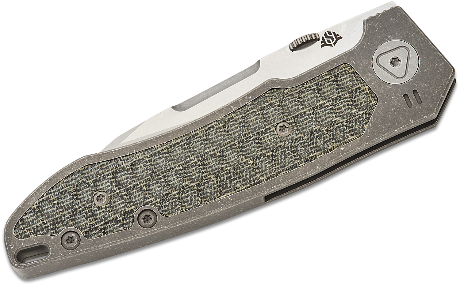 Stahlwerk Messer CULT V2 Folding Knife 3.48" Satin Hollow Ground M390 ...