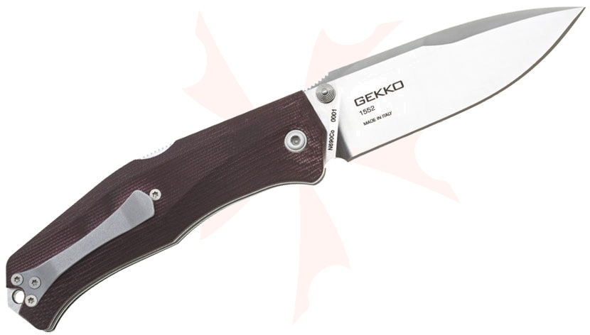 Steel Will Gekko Mini 1552 Folding Knife 3.5" N690Co Drop Point Blade ...