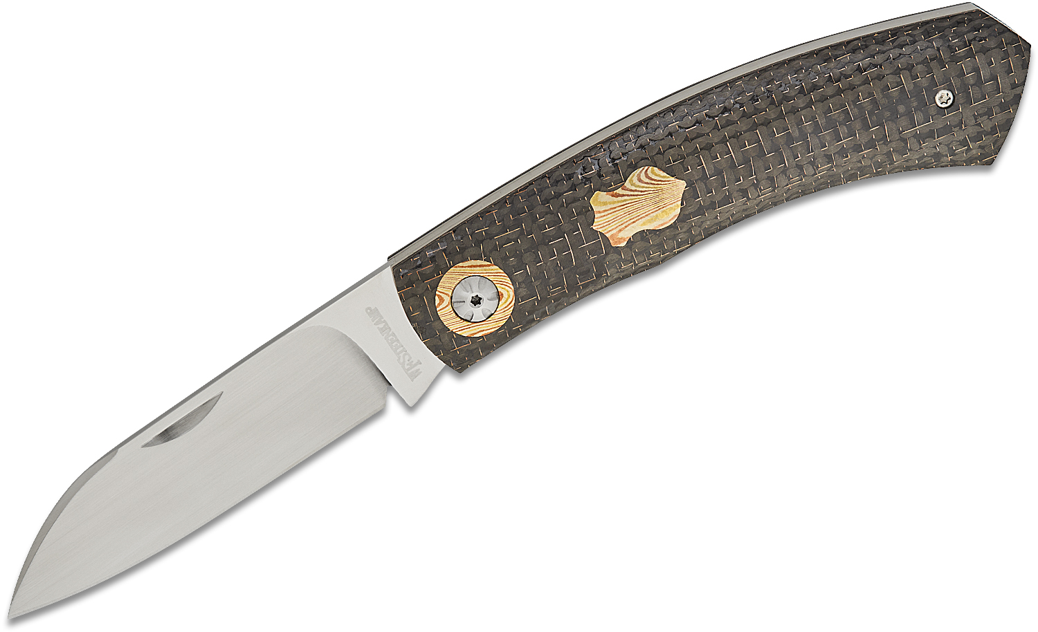 WF Steenkamp Custom Dino Slipjoint Folding Knife 3" M390 Hand Rubbed ...
