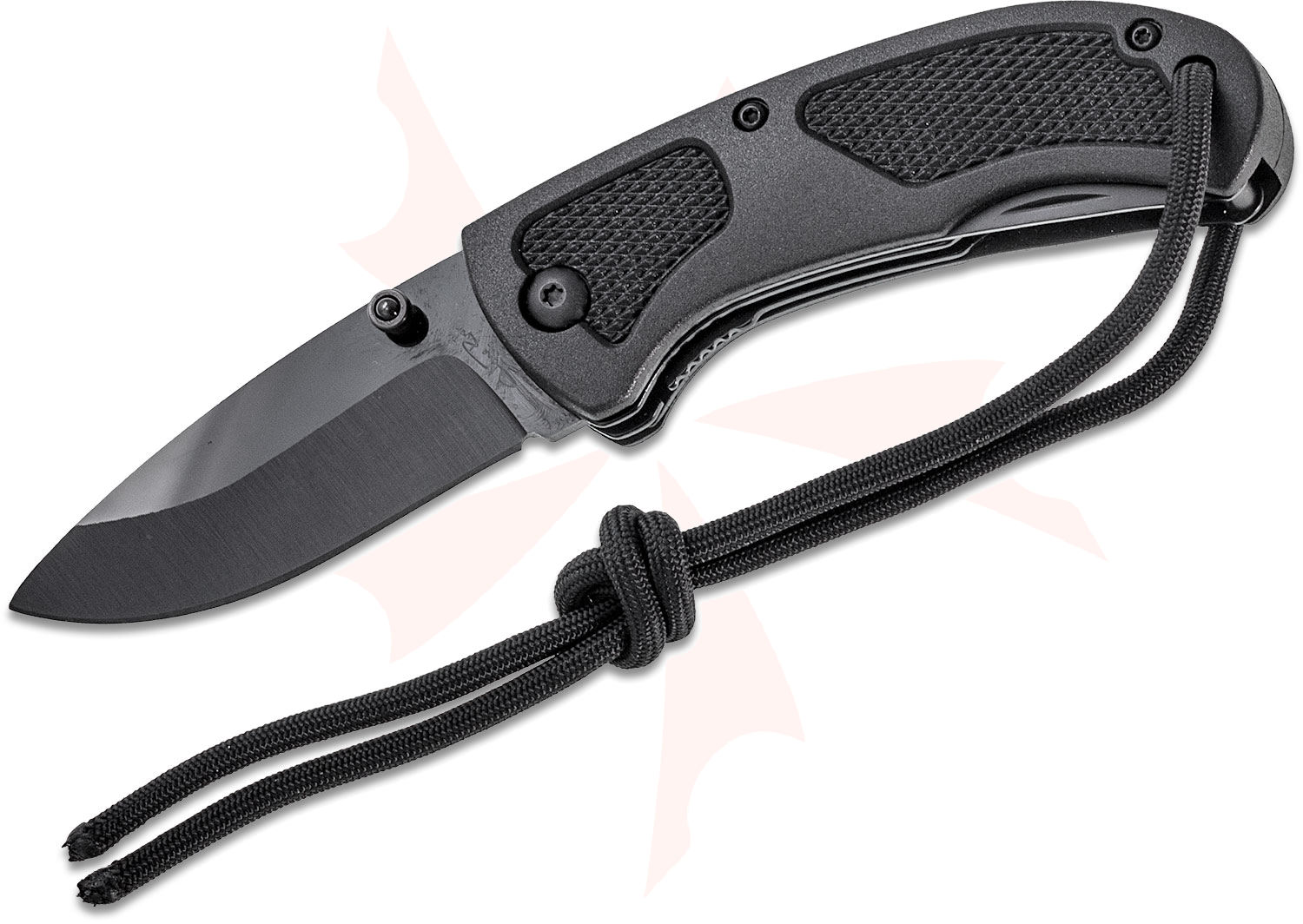 Stone River Gear Folding Knife 2.5" Black Ceramic Drop Point Blade ...