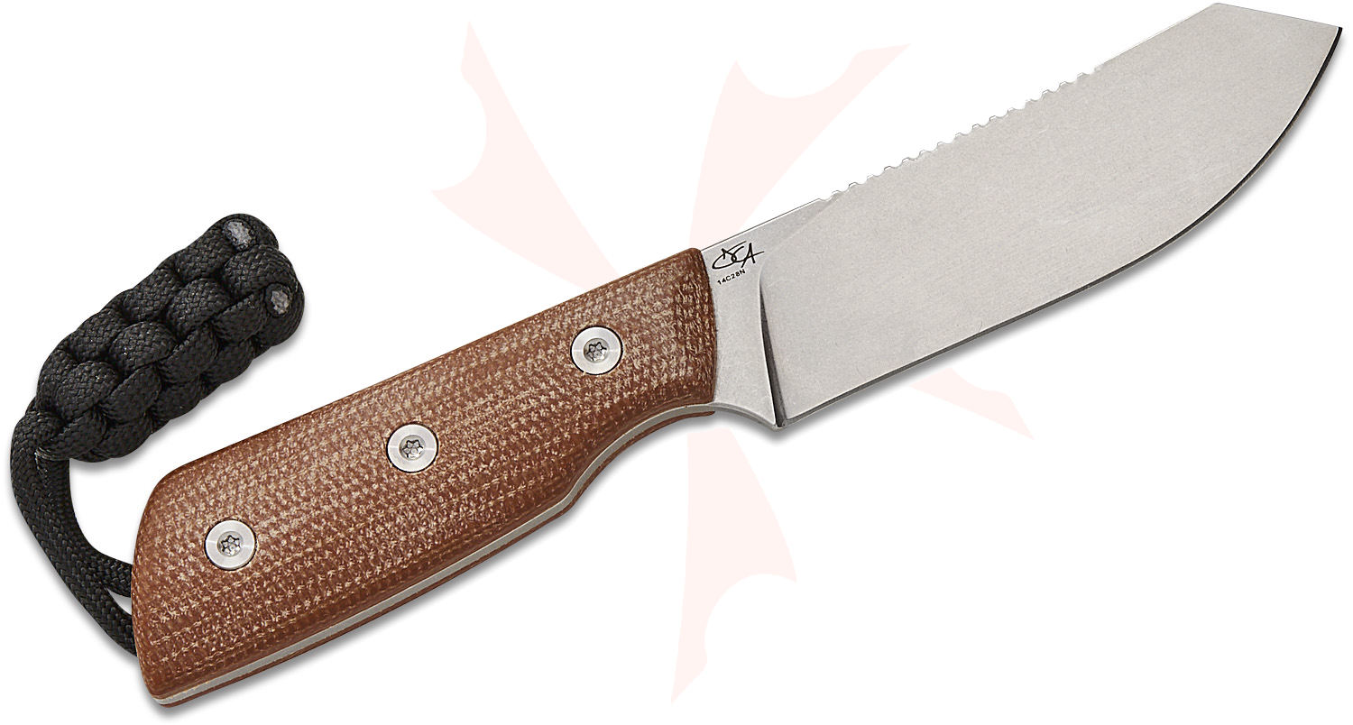 StraightLine EDC DCA Digger Pocket Fixed Blade Knife 3.05" 14C28N ...