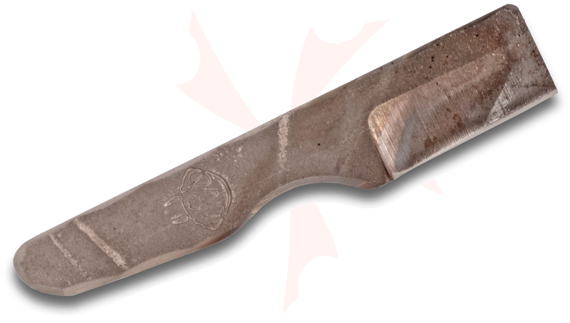 Stray Cat Knives Custom Cat Claw Neck Knife 1.125" 440C Natural Cleaver ...