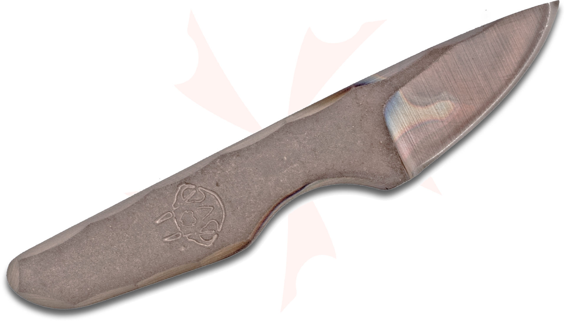 Stray Cat Knives Custom Cat Claw Neck Knife 1.25" 440C Natural Drop ...