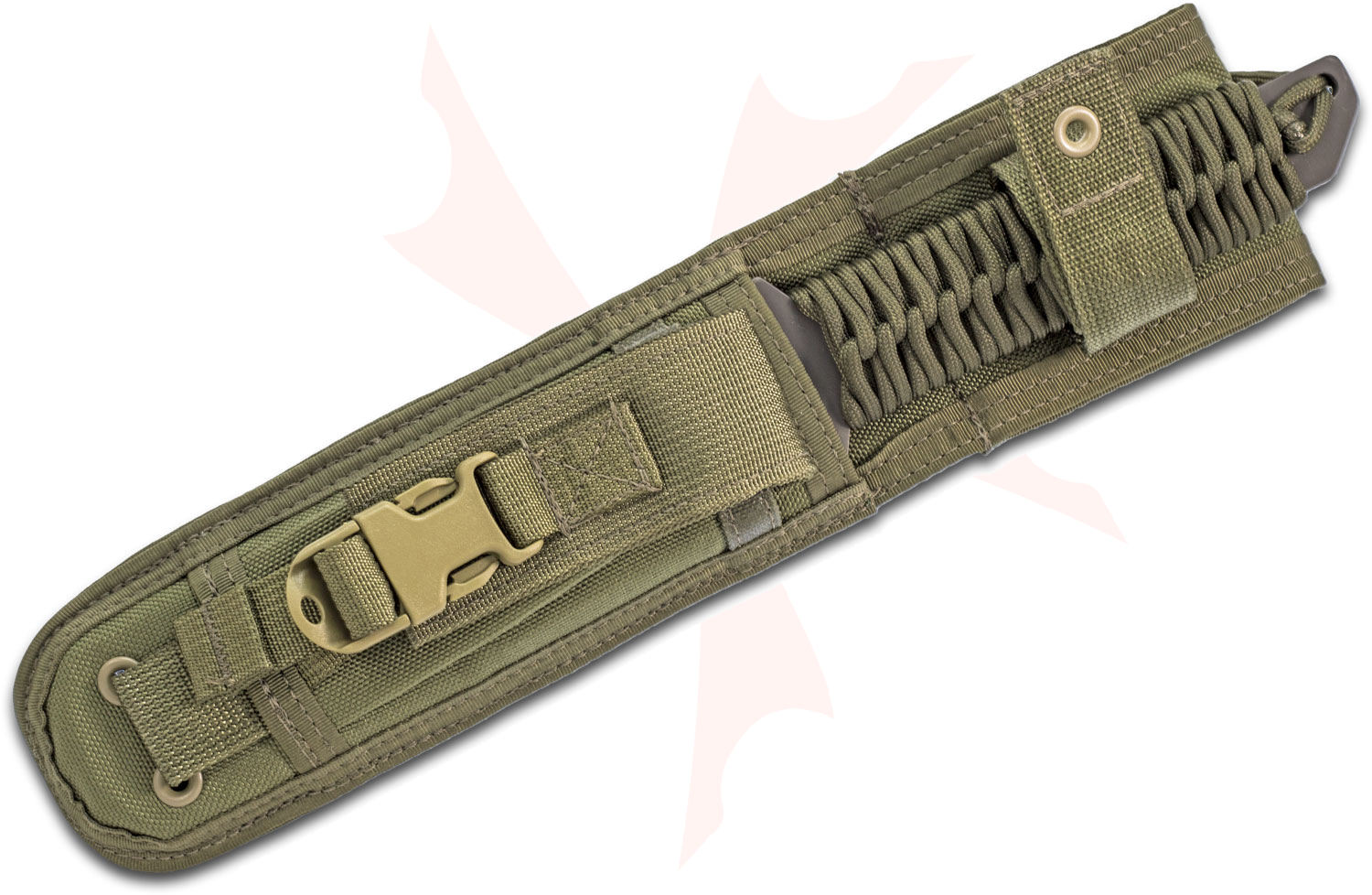 Strider Knives BD Fixed Blade Knife 6" S30V Tiger Stripe Sawback Blunt ...