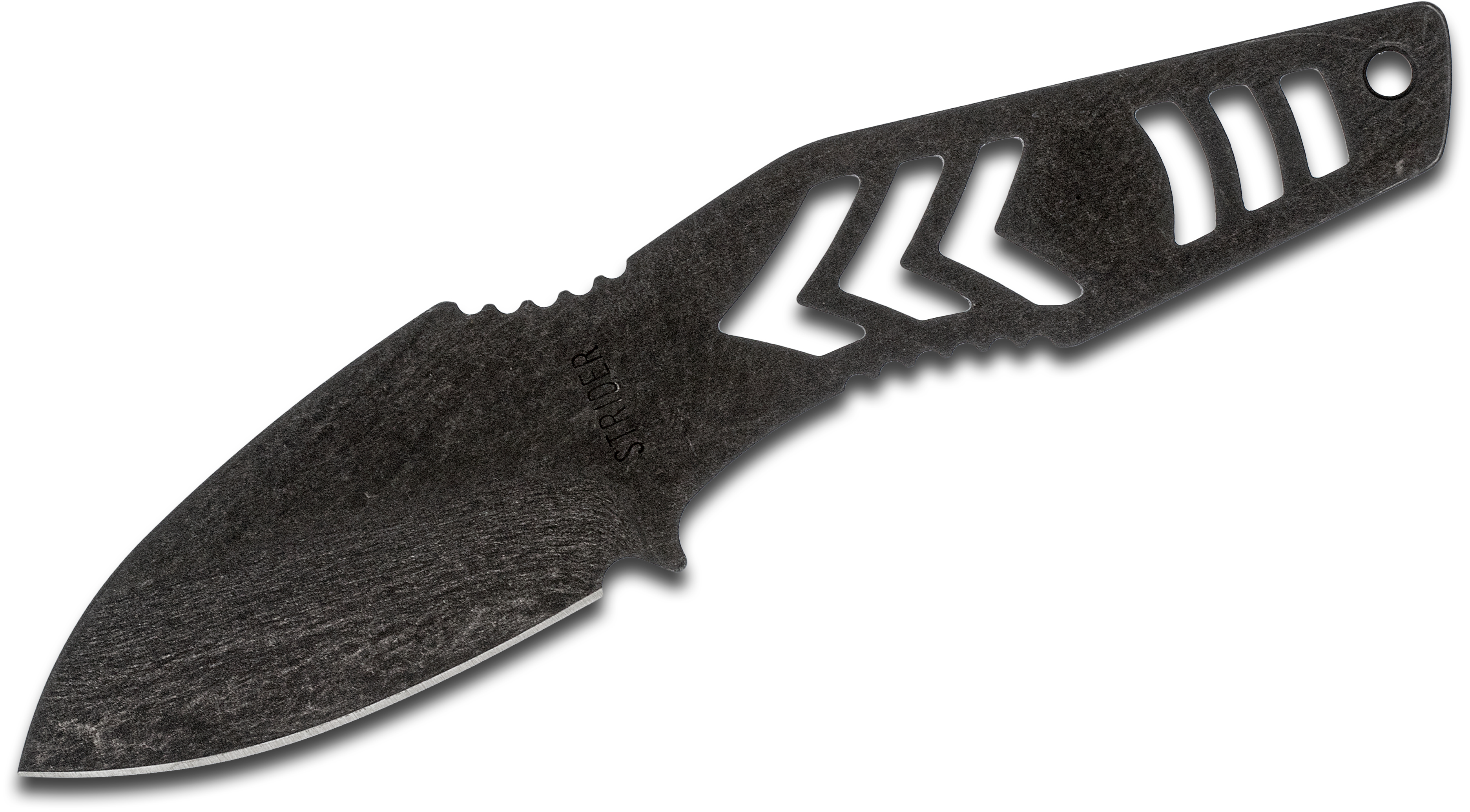 Strider Knives ED-E8 Fixed 3" Black 154CM Blade and Handle, Kydex ...