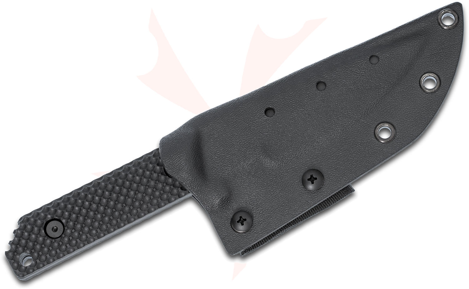 Strider Knives HT Fixed 3.75" PD1 Black Spear Point Blade, Black Gunner ...