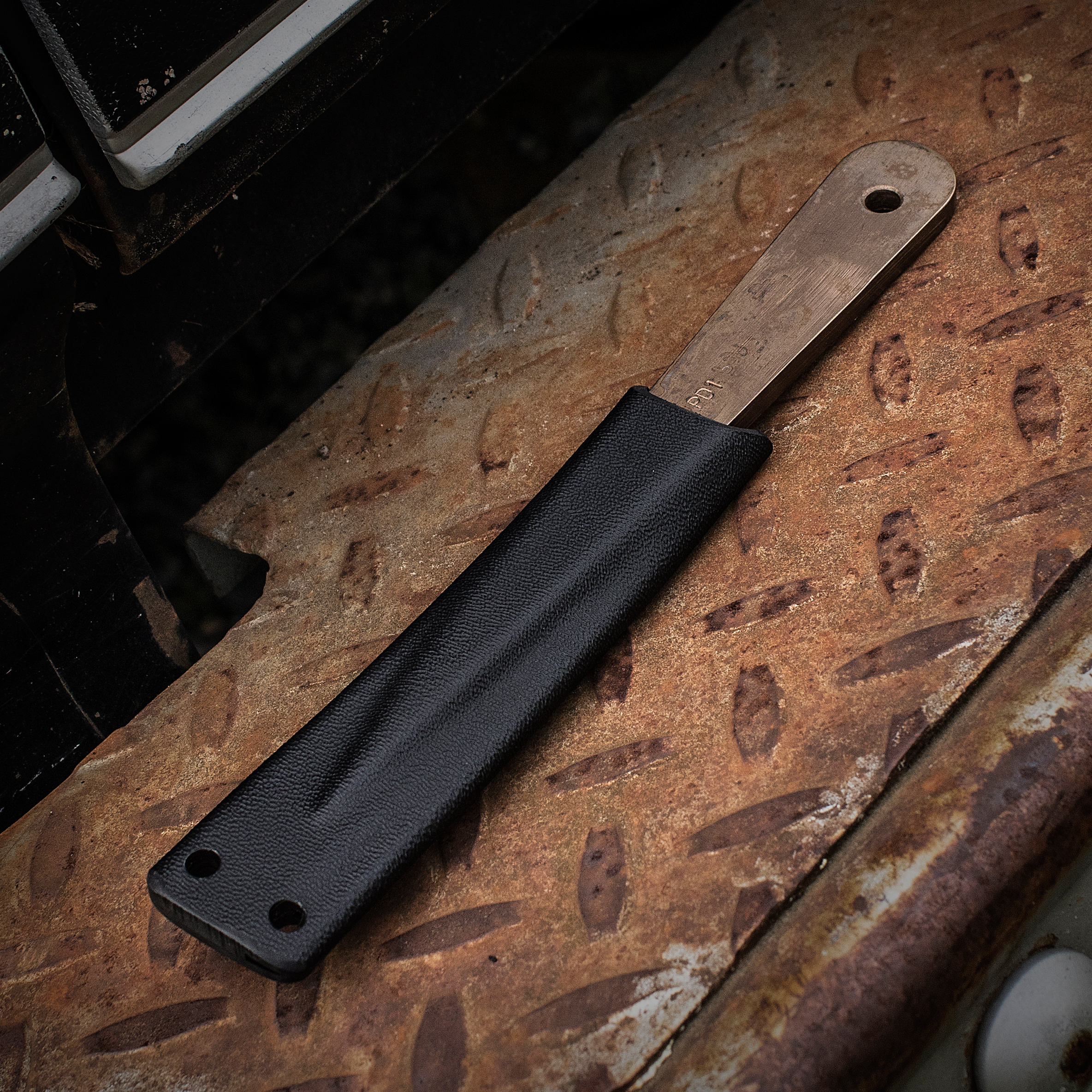 Strider Knives LM Nail Fixed PD-1 Bronze Blade, 6.25" Overall, Kydex ...