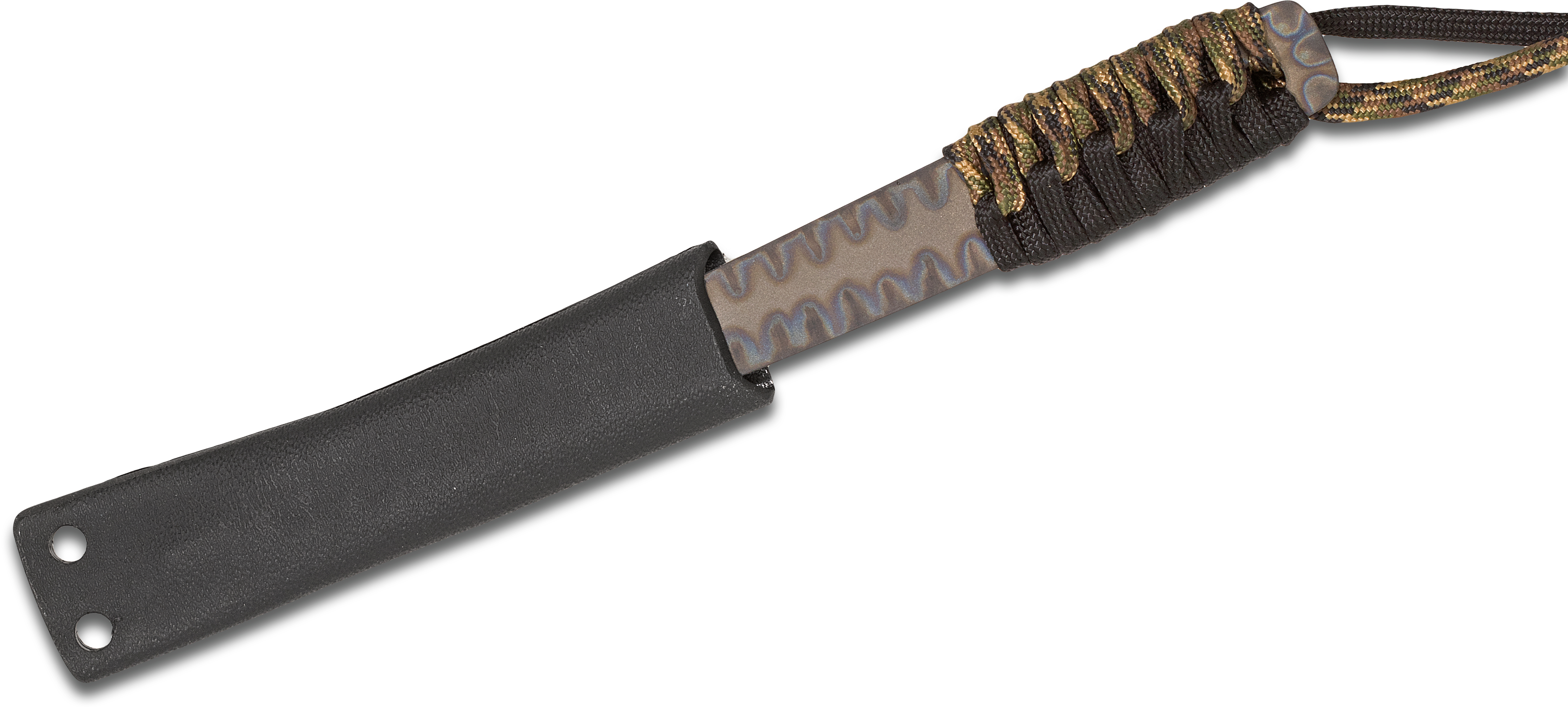 Strider Knives LM Nail Fixed Flamed Titanium Blade, 6.75" Overall ...