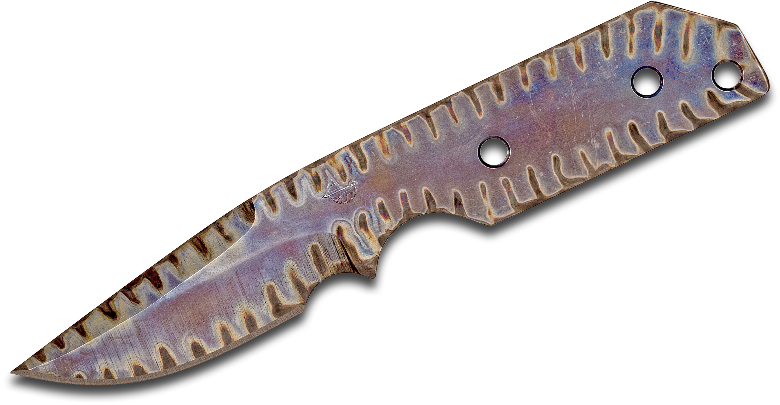 Strider Knives PR Neck Knife 2.55" Flamed Titanium Clip Point Blade ...