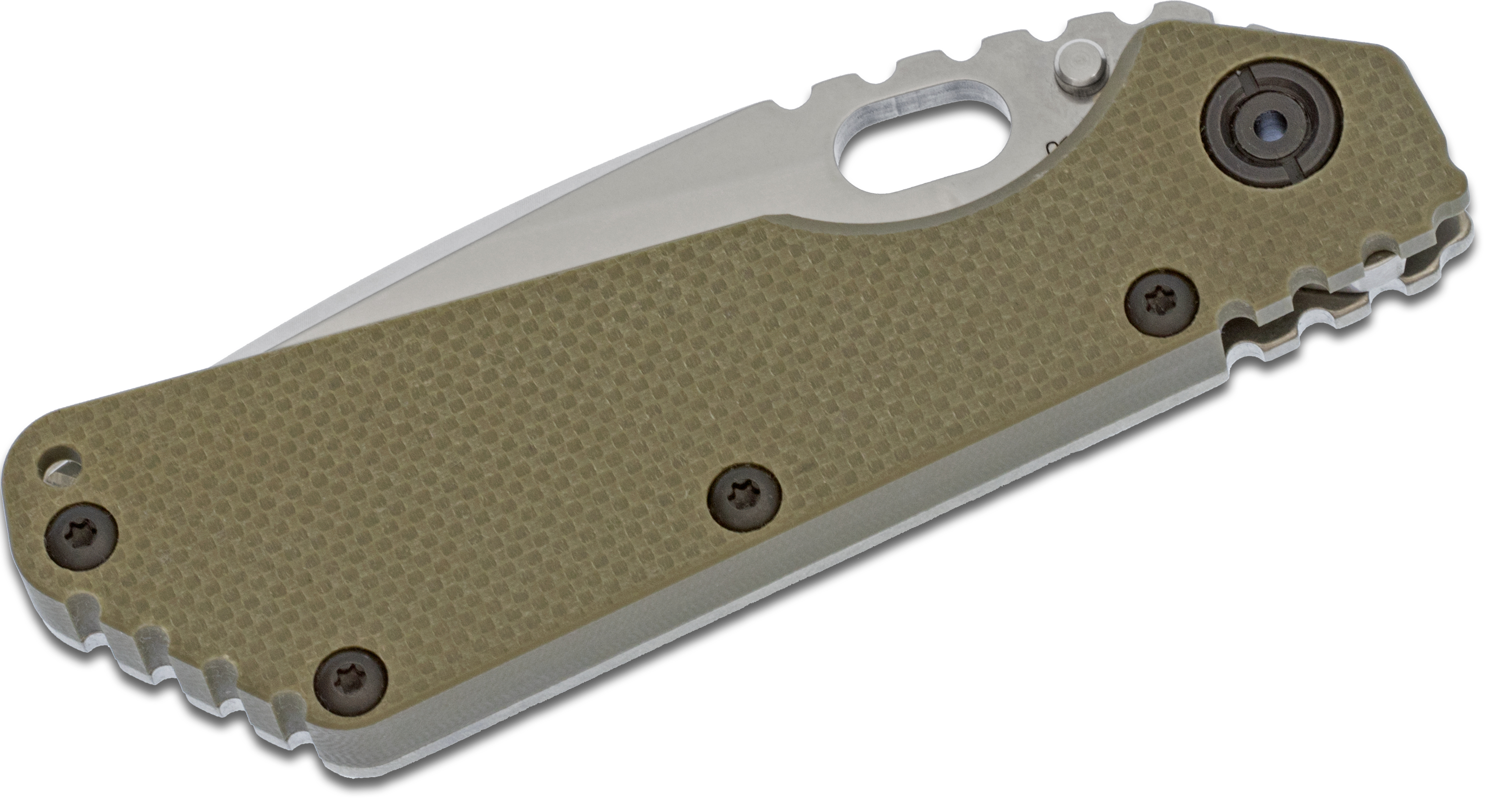 Strider Knives SMF Folding Knife 4" S30V Dagger Ground Stonewashed ...
