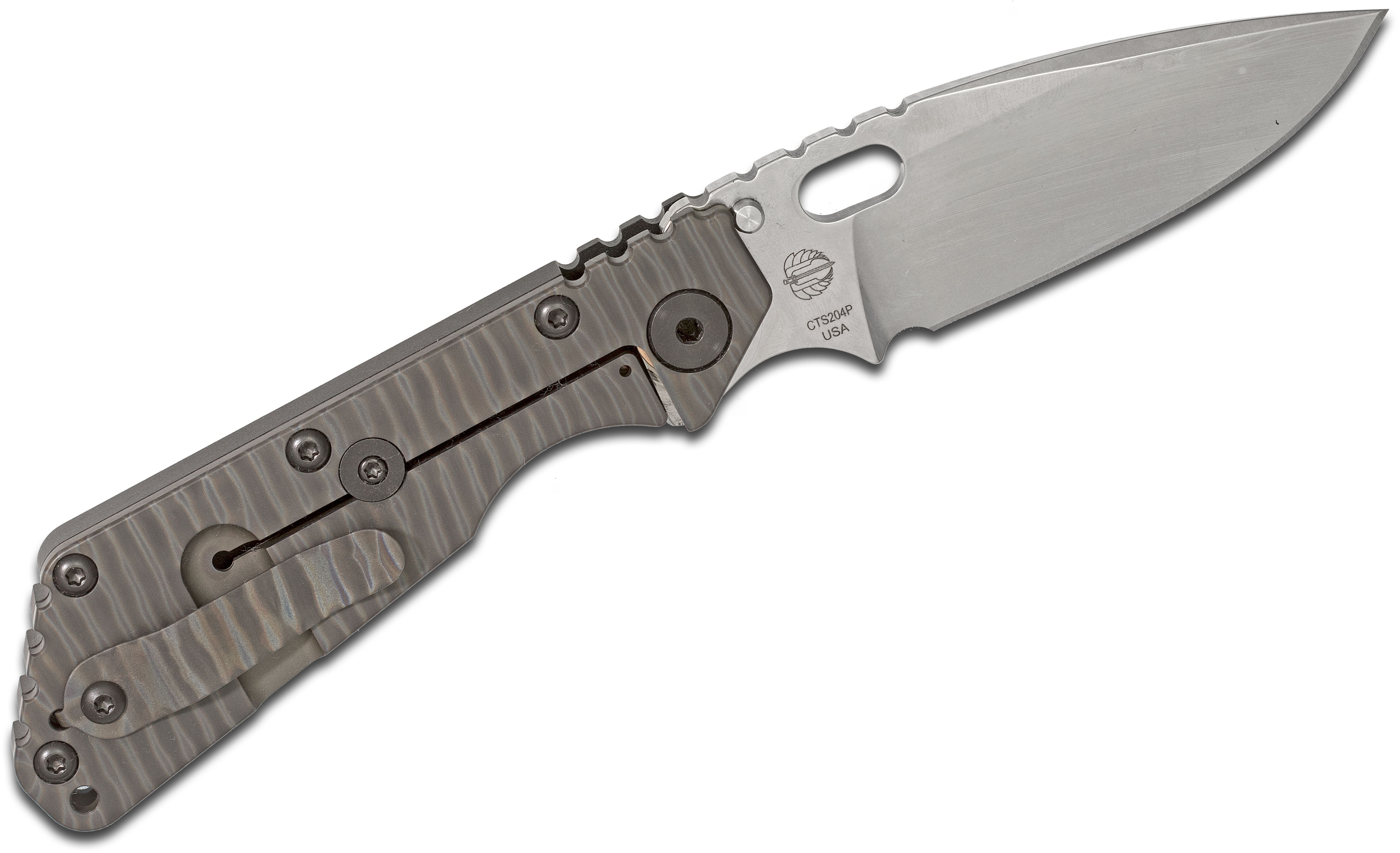 Strider Knives Hybrid SMF Folding Knife 4" CTS-204P Stonewashed Blade ...