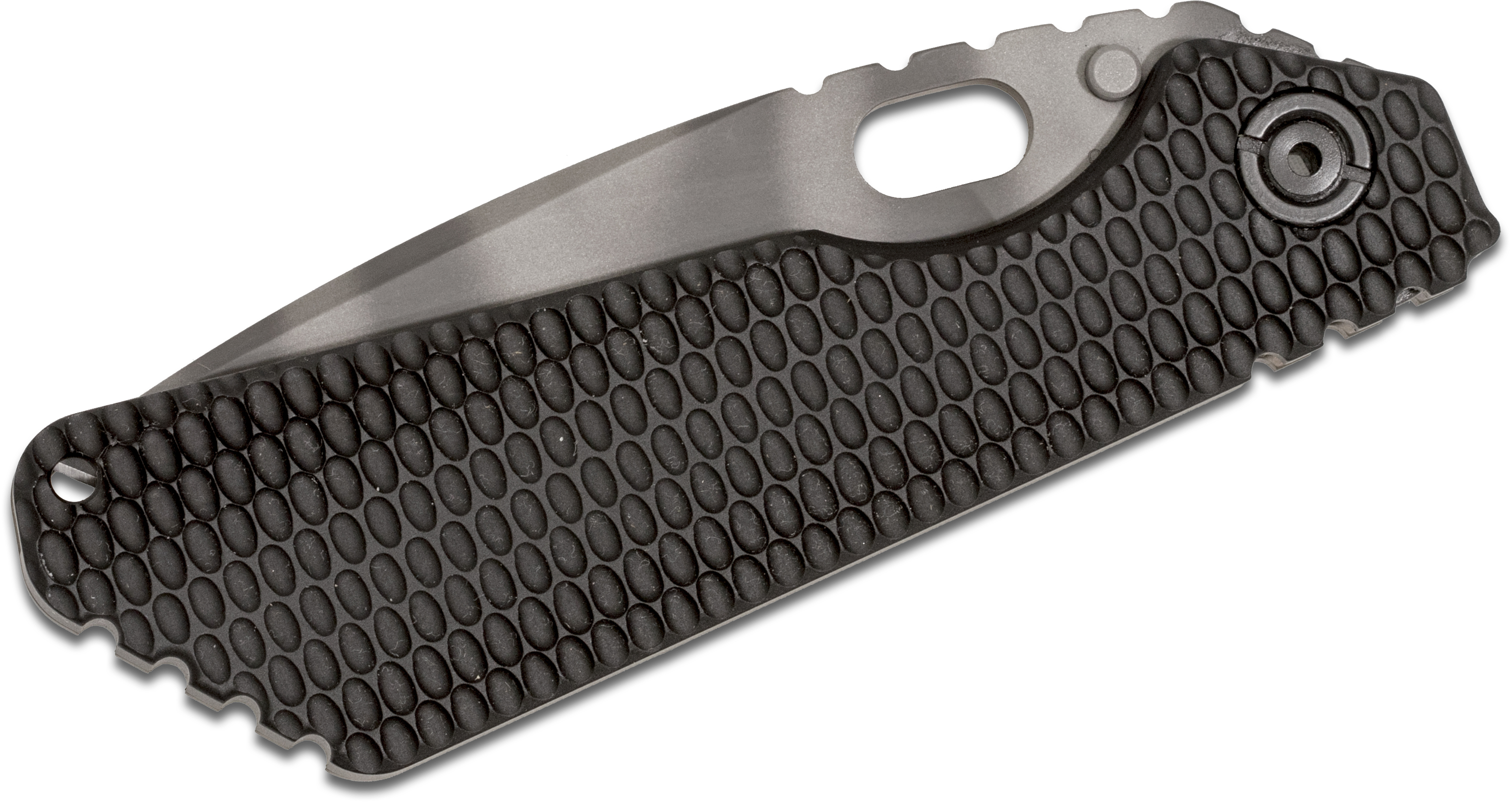 Strider Knives SMF Folding Knife 4" CTS-204P Tigerstriped Blade, Black ...