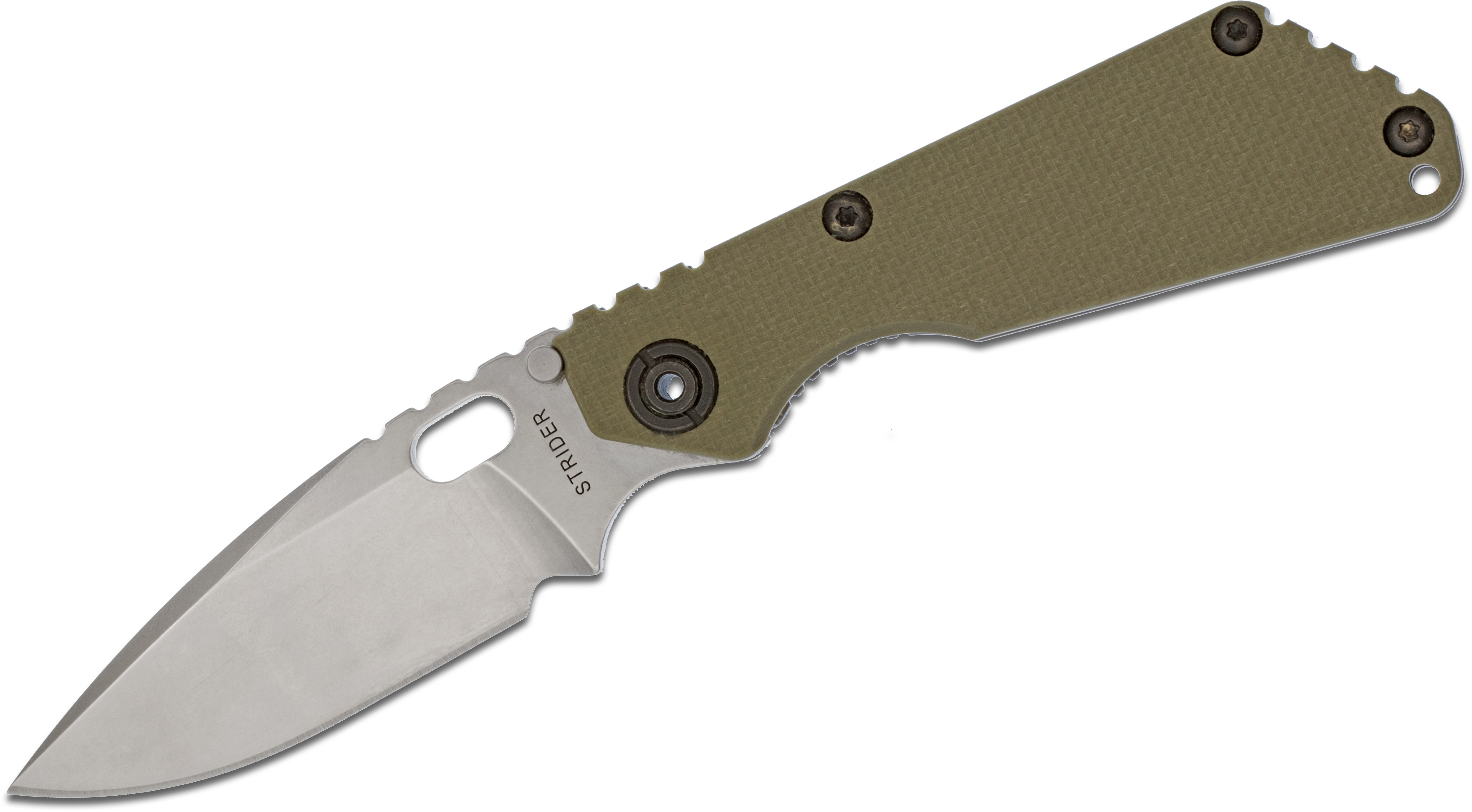 Strider Knives SnG Folding Knife 3.5" Stonewashed CTS-40CP Dagger ...