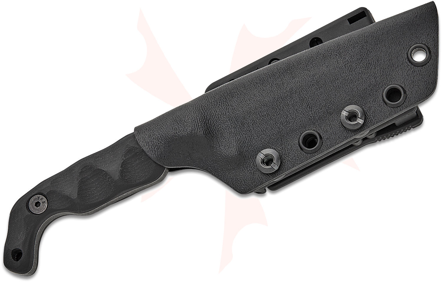 Stroup Knives Bravo 5 Utility Fixed Blade Knife 3.75" 1095 Hand Carved ...