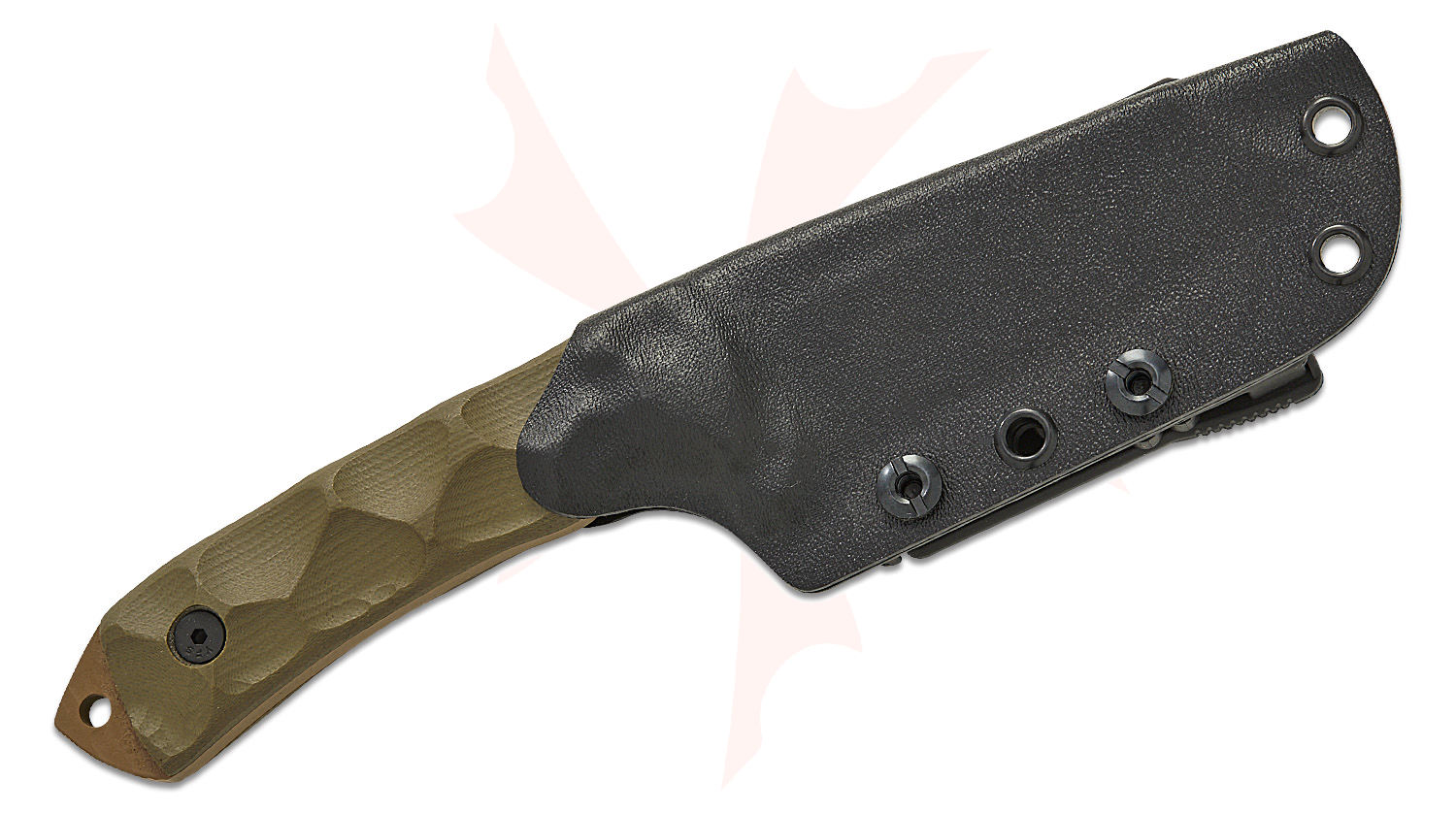 Stroup Knives Desert Fox Fixed Blade Knife 3.25" 1095 Flat Dark Earth ...