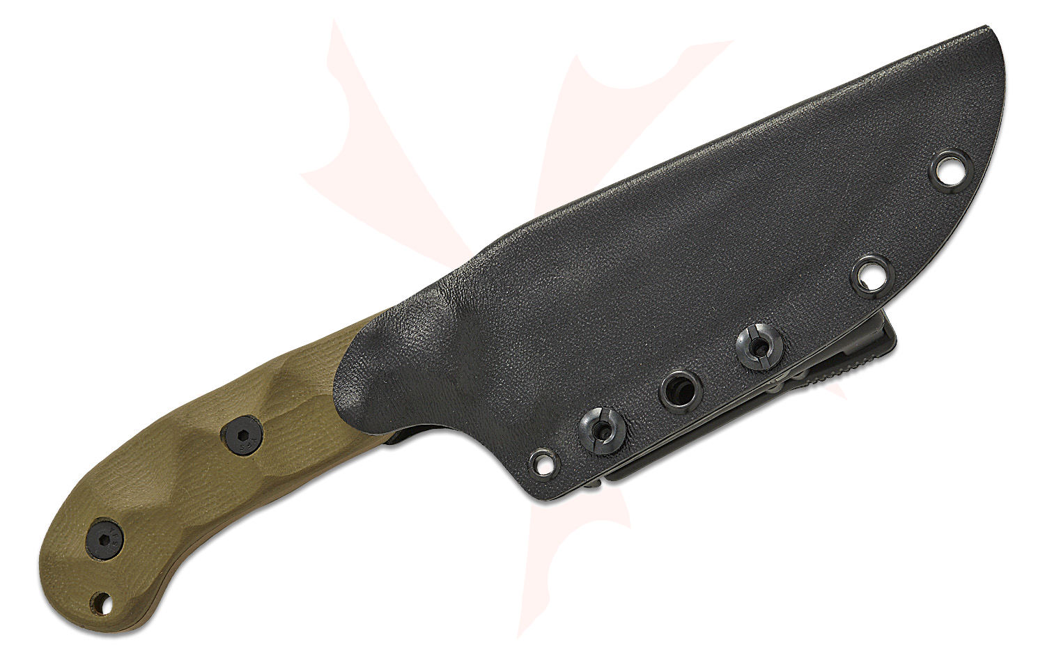 Stroup Knives GP1 General Purpose Fixed Blade Knife 4.375" 1095 Flat ...