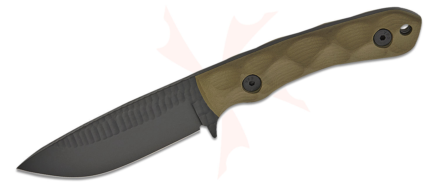 Stroup Knives GP2 General Purpose Fixed Blade Knife 3.75" 1095 Black ...