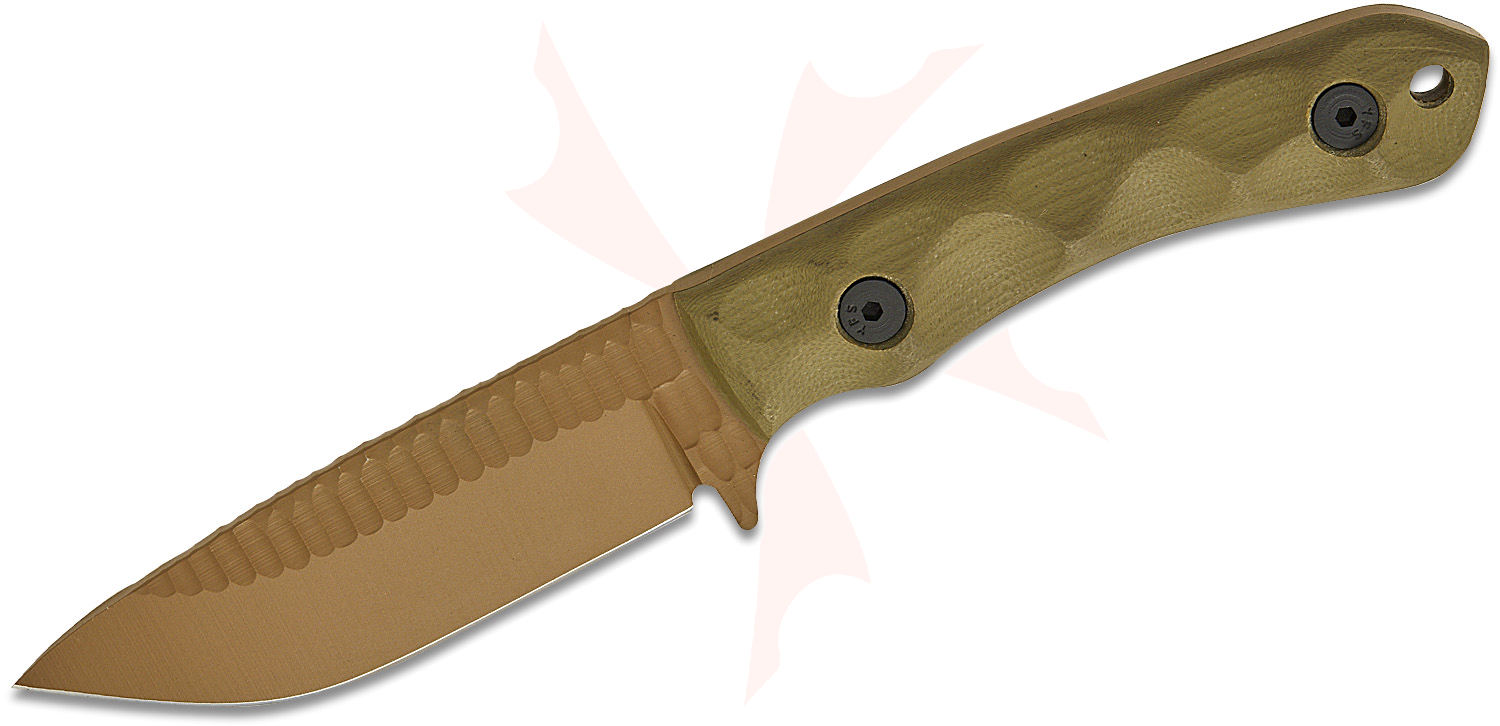 Stroup Knives GP2 General Purpose Fixed Blade Knife 3.75" 1095 Flat ...