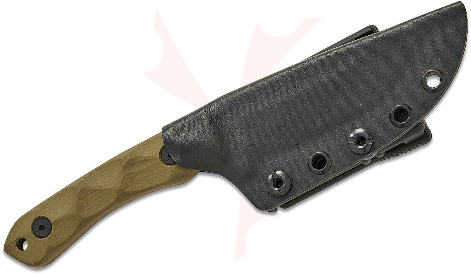 Stroup Knives GP2 General Purpose Fixed Blade Knife 3.75" 1095 Flat ...