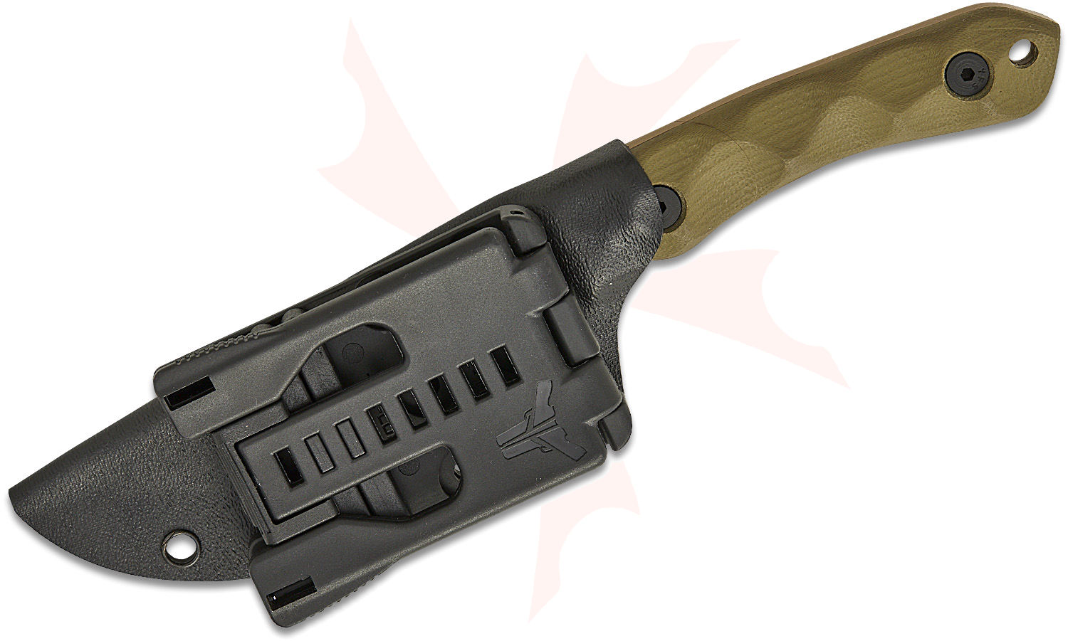 Stroup Knives GP2 General Purpose Fixed Blade Knife 3.75" 1095 Flat ...