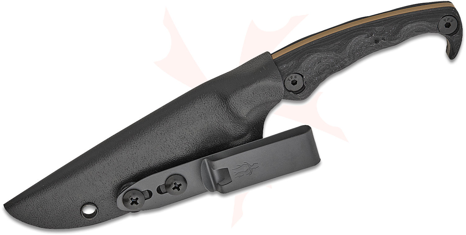 Stroup Knives MK2 Combat Fixed Blade Knife 4" 1095 Flat Dark Earth ...