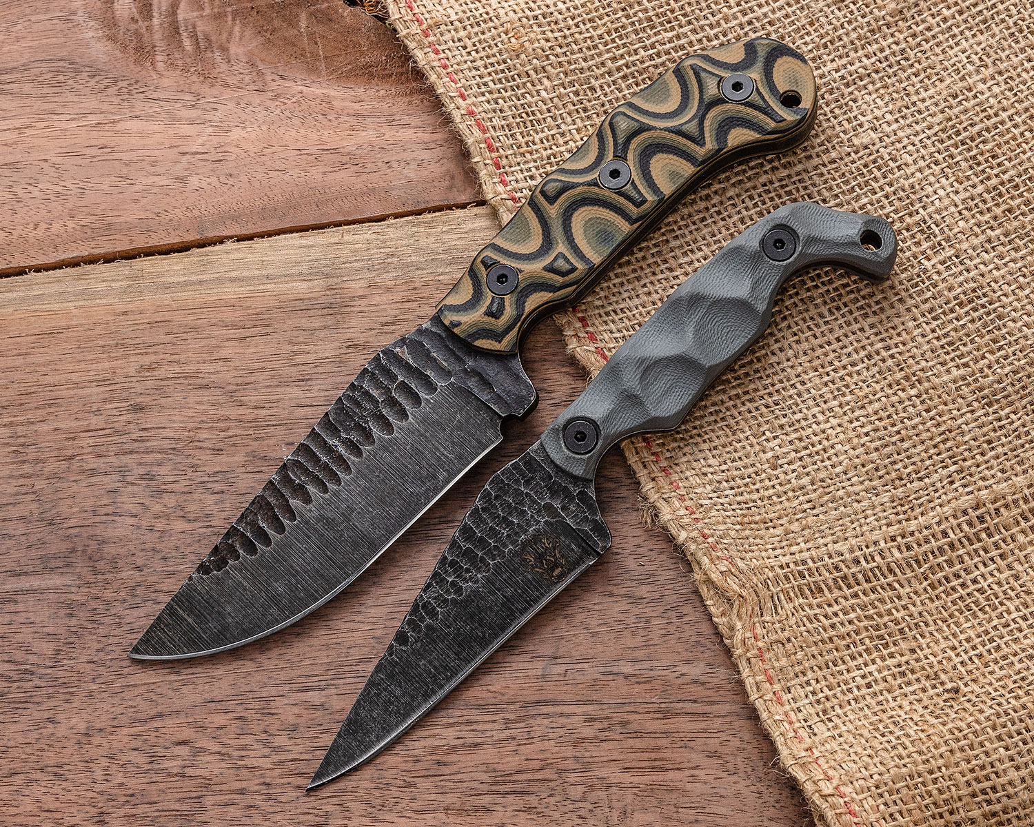 Stroup Knives GP1 General Purpose Fixed Blade Knife 4.375" 1095 Hand ...