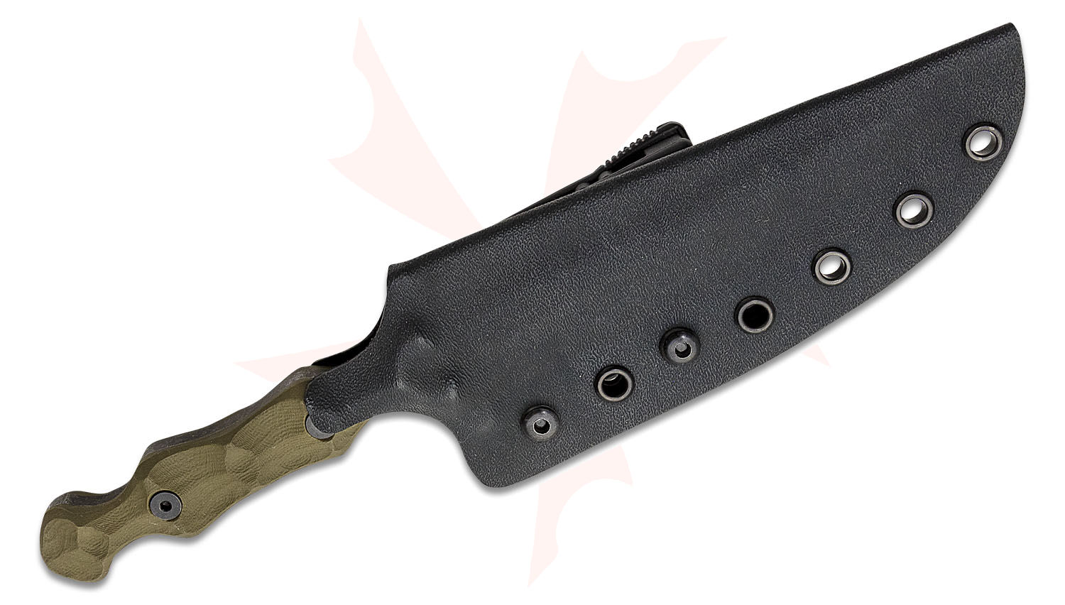 Stroup Knives Dagger Fixed Blade Knife 5.25" 1095 Hand Carved Double ...