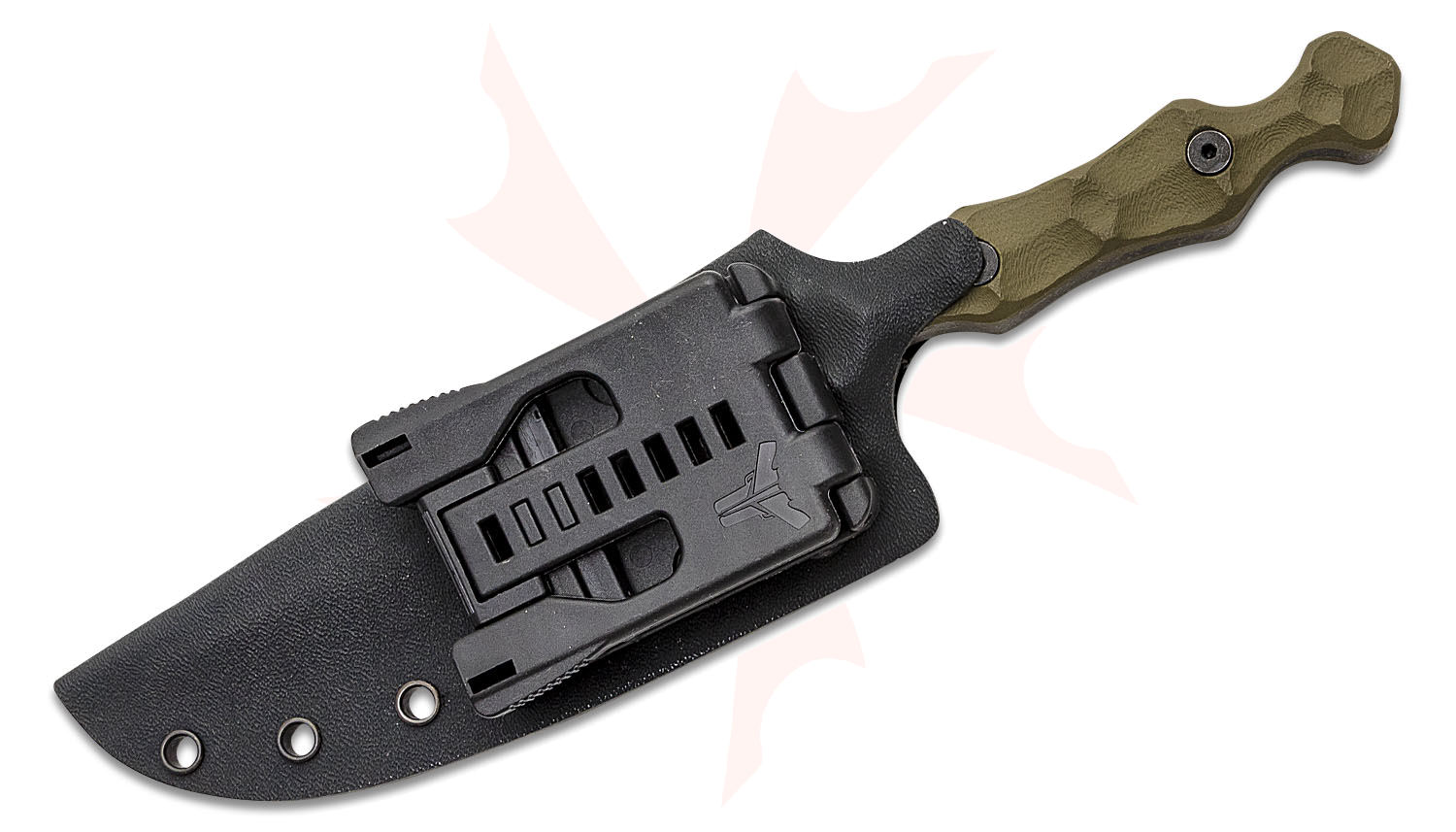 Stroup Knives Dagger Fixed Blade Knife 5.25" 1095 Hand Carved Double ...