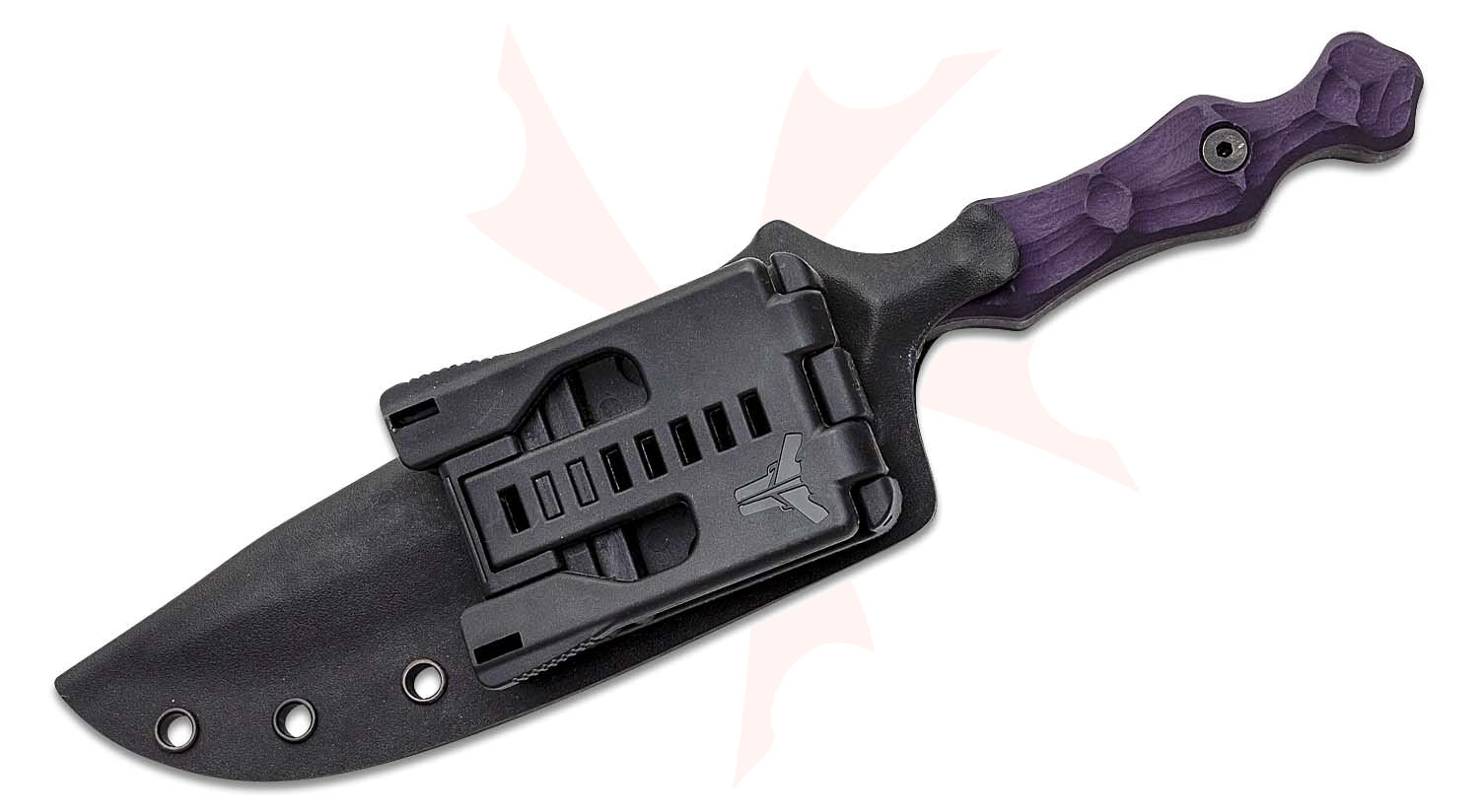 Stroup Knives Dagger Fixed Blade Knife 5.25" 1095 Hand Carved Double ...