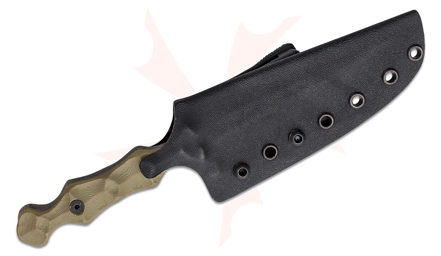 Stroup Knives Dagger Fixed Blade Knife 5.25" 1095 Hand Carved Double ...