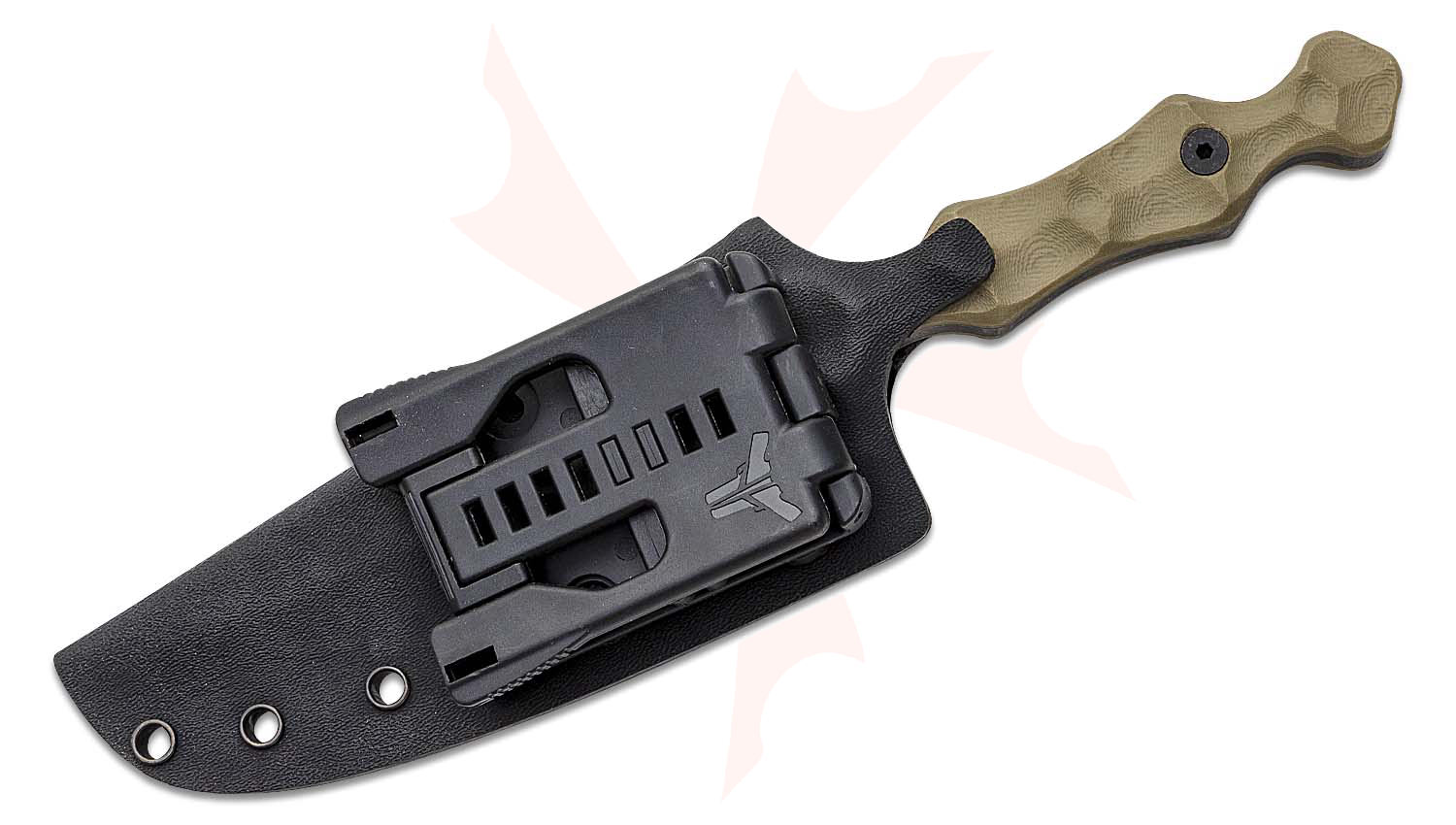 Stroup Knives Dagger Fixed Blade Knife 5.25" 1095 Hand Carved Double ...