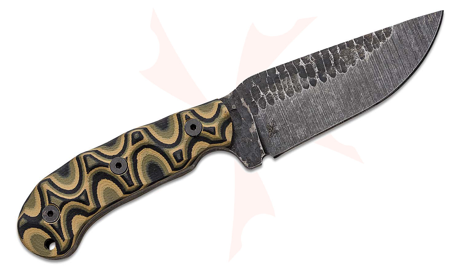 Stroup Knives GP1 General Purpose Fixed Blade Knife 4.375" 1095 Hand ...