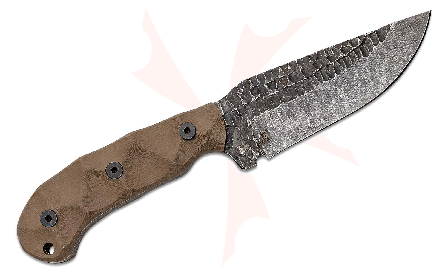 Stroup Knives GP1 General Purpose Fixed Blade Knife 4.375" 1095 Hand ...