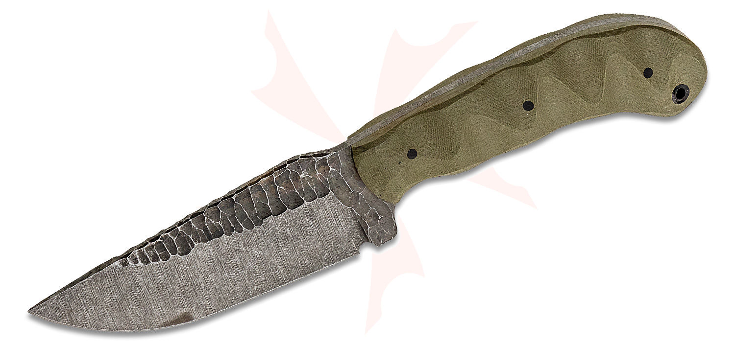 Stroup Knives GP1 General Purpose Fixed Blade Knife 4.375" 1095 Hand ...