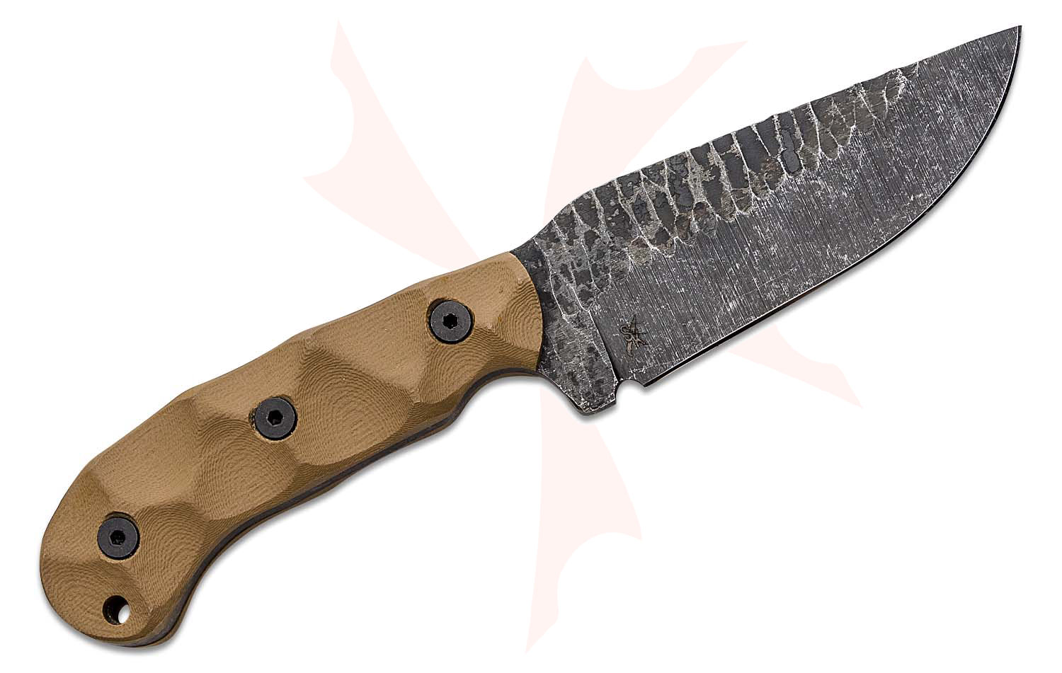 Stroup Knives GP1 General Purpose Fixed Blade Knife 4.375" 1095 Hand ...