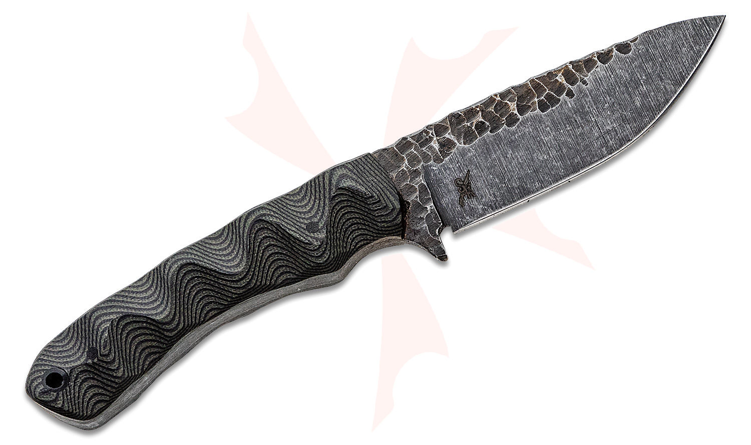 Stroup Knives GP2 General Purpose Fixed Blade Knife 4" 1095 Hand Carved ...