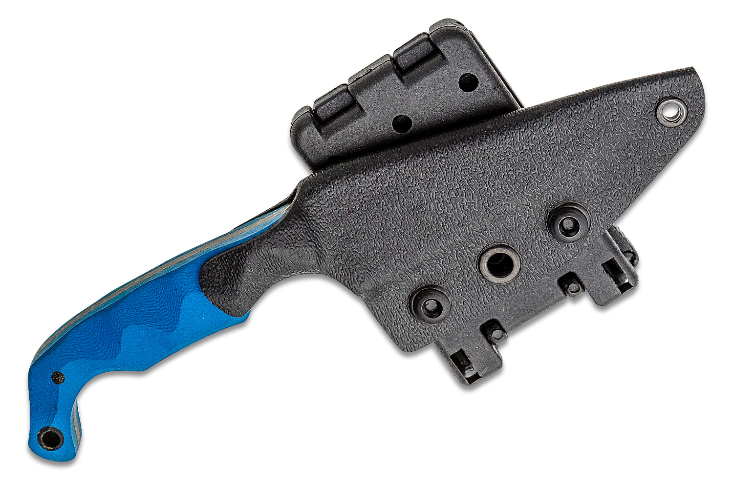 Stroup Knives Mini EDC Fixed Blade Knife 3.25" 1095 Hand Carved Pike ...