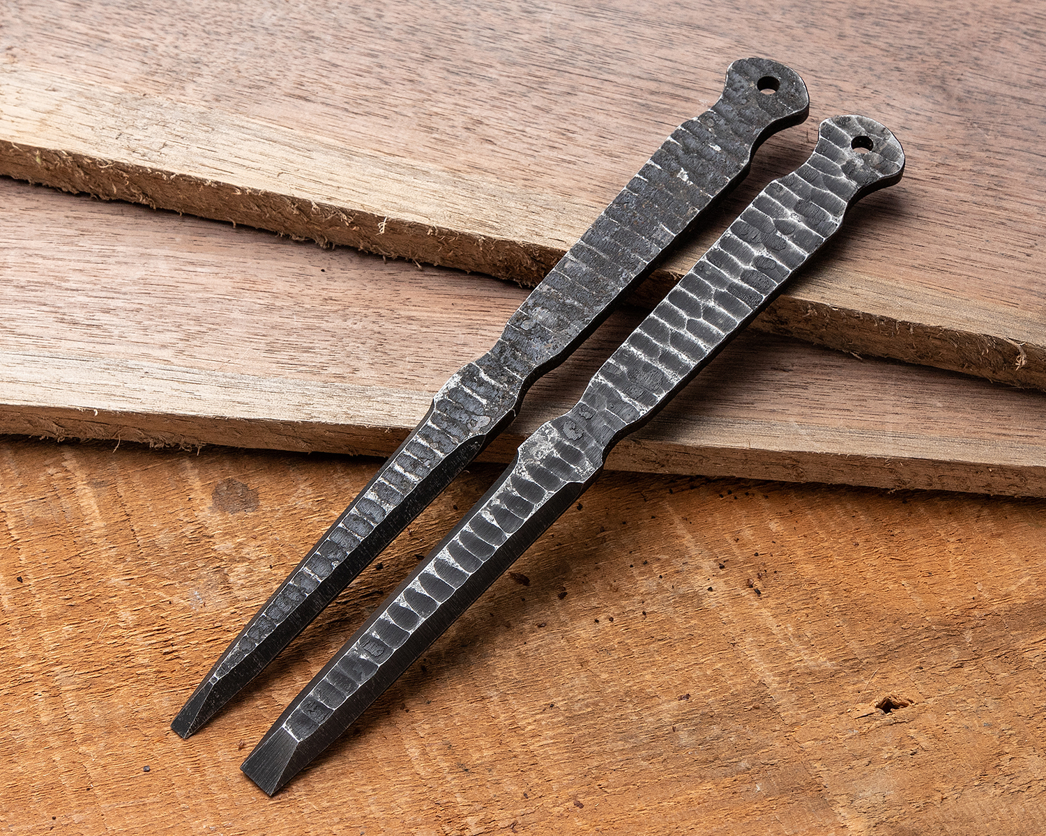 Stroup Knives Wide Pry Tool, 8" Overall, 1095 Hand Carved Blade and ...