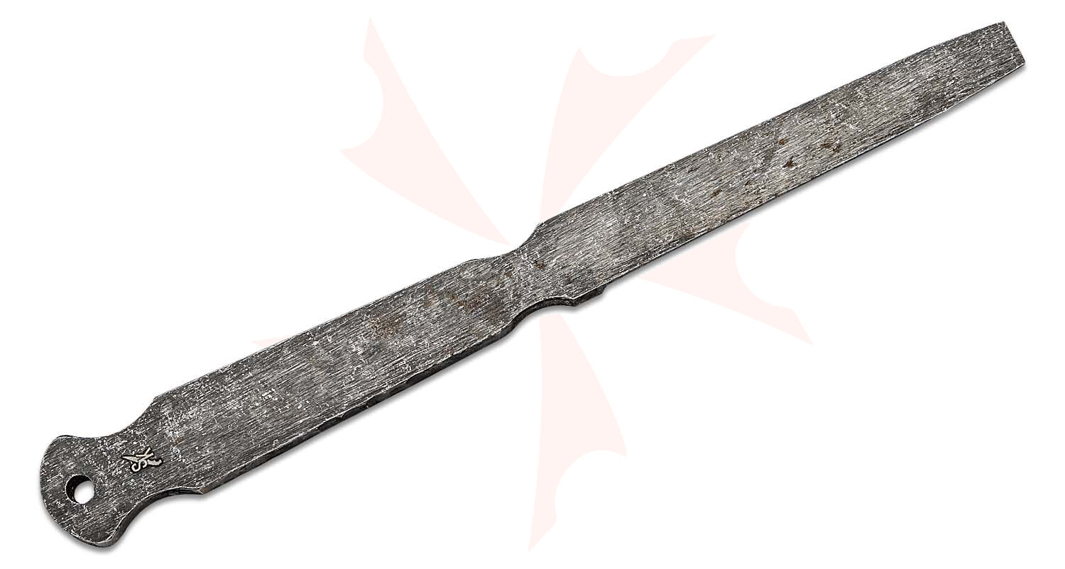 Stroup Knives Wide Pry Tool, 8" Overall, 1095 Hand Carved Blade and ...