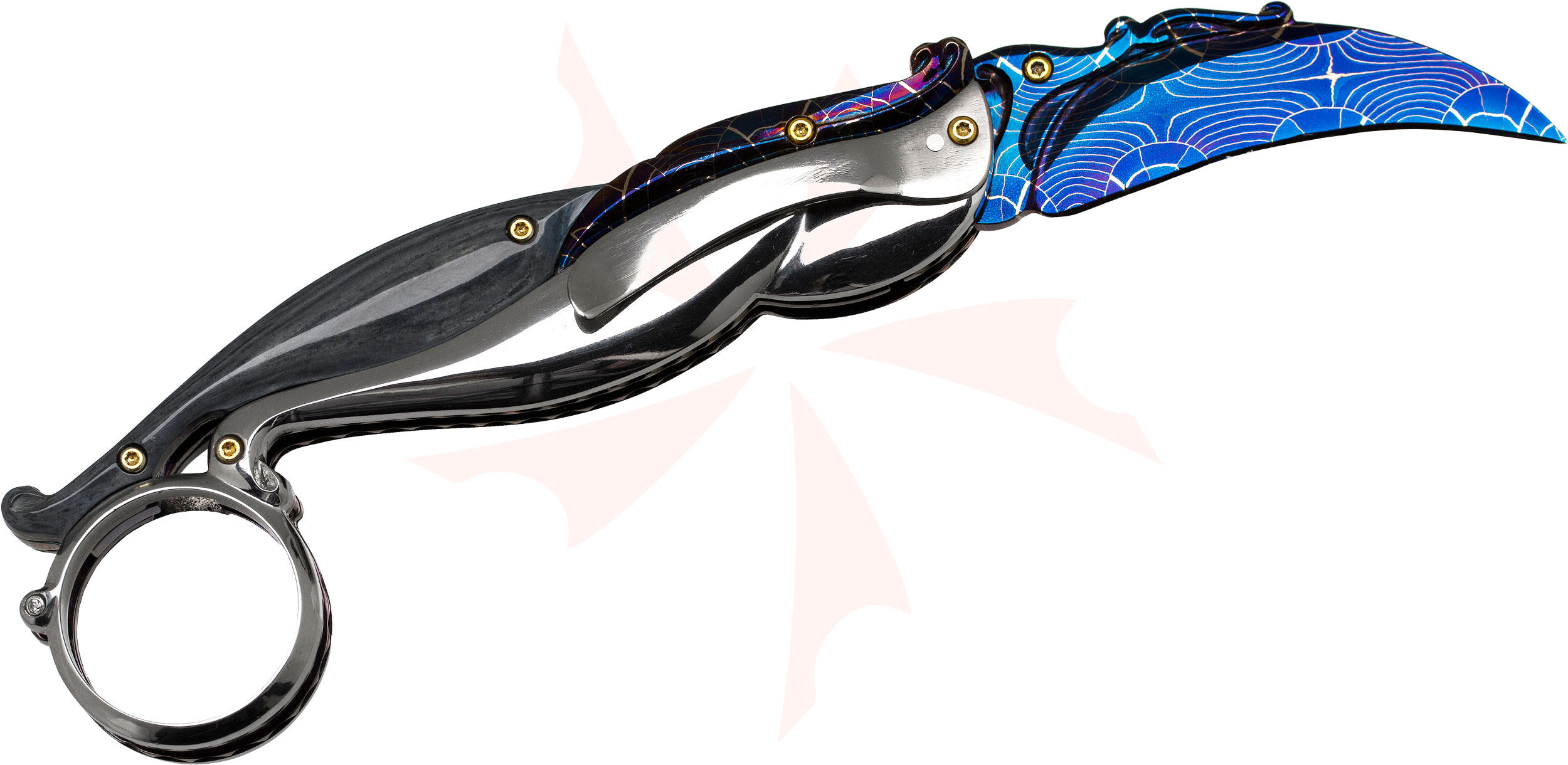 Suchat Custom Knives Folding Dress Karambit 2.375" Robert Calcinore ...