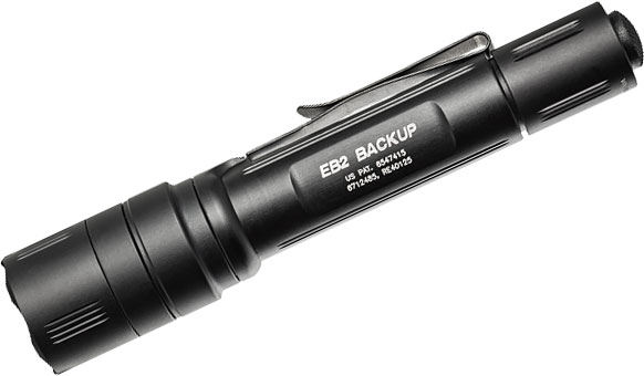 SureFire EB2T-A-BK Backup Ultra-High Dual-Output LED Flashlight ...