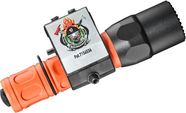 SureFire G2X-D-FOR-KIT03 Fire Rescue Pro Helmet Mount Kit Dual-Output LED Flashlight + Helmet ...