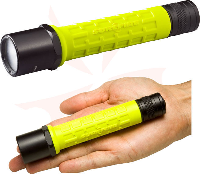 SureFire G3L Fire Rescue Single-Output LED Flashlight, 80 Lumens - KnifeCenter - G3L-FYL ...