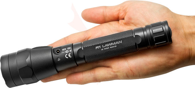 SureFire R1 Lawman Rechargeable Variable-Output LED Flashlight, 750 Max ...