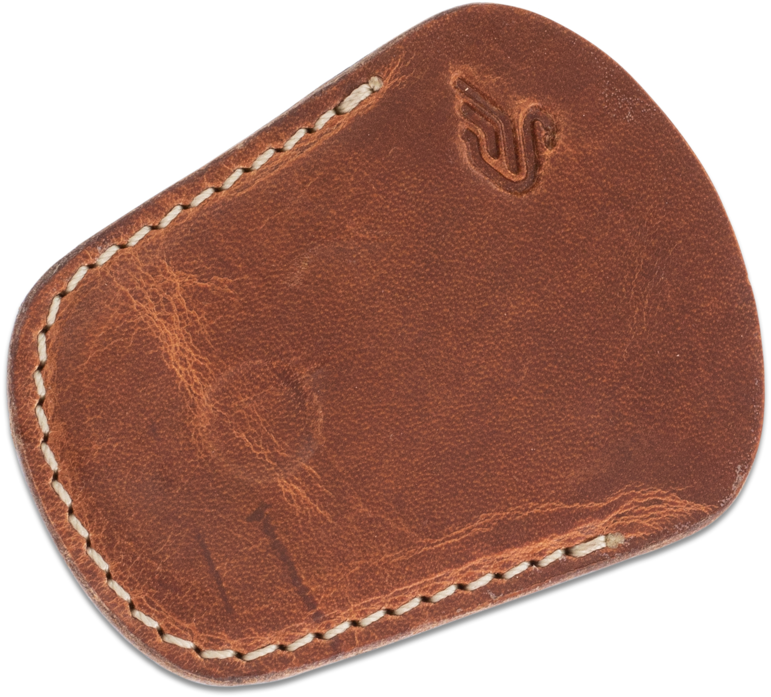 Nick Swan Custom Black G10/Orange Peel Zirconium Pull Tab V2, Leather ...