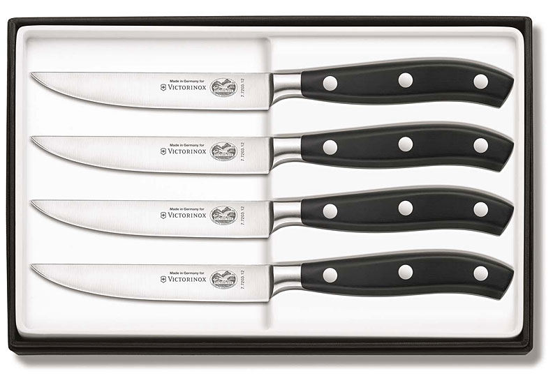 Victorinox Forschner Forged Cutlery 4 Piece Steak Knife Set ...
