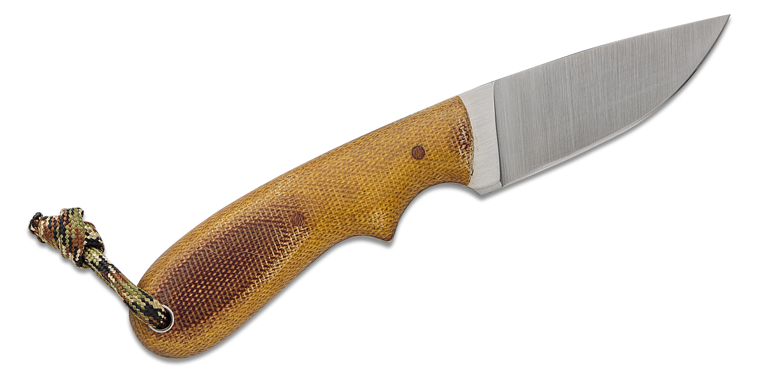 T.M. Hunt Custom Hedgehog Fixed Blade Knife 2.8" AEB-L Satin Blade ...